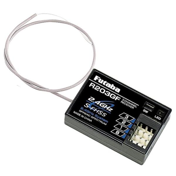 【商品概要】カー用S-FHSS方式の3PV/3PRKA標準3chレシーバーです。【商品説明】【商品詳細】ブランド：双葉電子工業(Futaba Denshi)商品種別：おもちゃ商品名：双葉電子工業 RECEIVER R203GF (カー用S-...