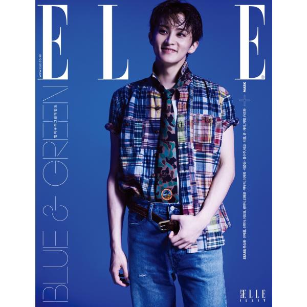 ELLE KOREA 2024年4月号表紙：NCT DREAM/NCT 127 マーク特集：・マーク 14p・aespa ジゼル 10p・LE SSERAFIM　カズハ 8p・ILLIT　20p・ P1Harmony　テオ&amp;ジウン　...