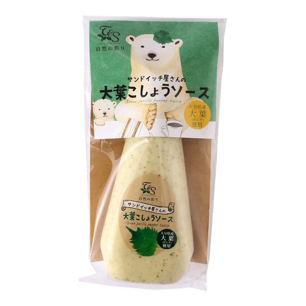 内容量:150g温度帯:常温アレルギー表示:小麦、卵、大豆メーカー名:有限会社ティ・アンド・エス総合企画  大分県大分市賀来北3丁目4番3号◆商品説明◆大分県産大葉(青じそ)をたっぷり使用したソースです。こしょう(青唐辛子)のピリッとした辛...