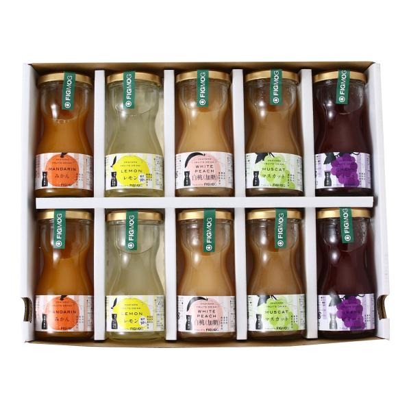 内容量:10本入り(みかん、レモン、白桃、マスカット、ピオーネ)各100ml×2温度帯:常温アレルギー表示:ももメーカー名:elims株式会社  岡山県岡山市北区津島西坂2-3-41◆商品説明◆岡山県産の果物から自社工場で搾汁し、瓶詰をした...