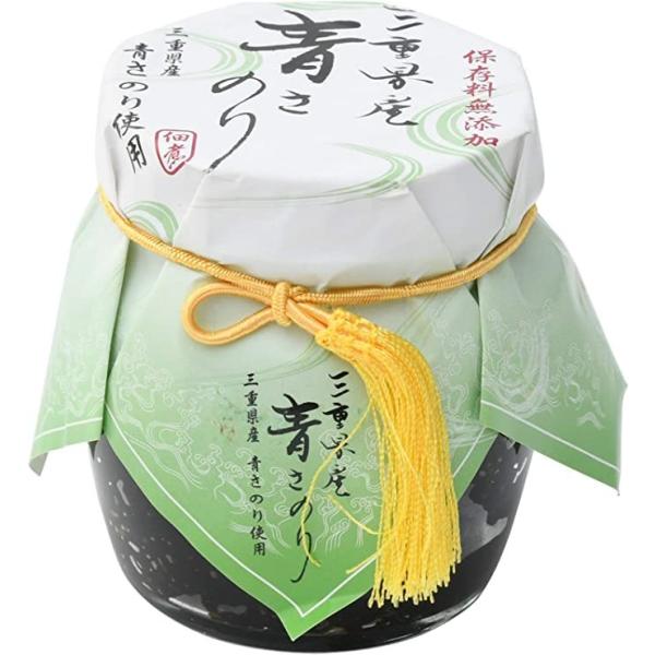 原材料:あおさのり(三重県産)、醤油、味醂、砂糖、水飴、鰹節調味エキス、米酢、(原材料の一部に大豆、小麦を含む)産地:国産内容量:150g温度帯:アレルギー表示:大豆、小麦メーカー名:株式会社松村  三重県鳥羽市畔蛸町91番地2◆商品説明◆...