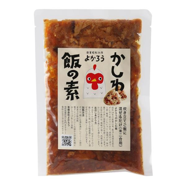 原材料:醤油(国内生産)、鶏肉(九州産)、コンニャク、乾しいたけ、人参、砂糖、植物油、ごぼう、油あげ、みりん/調味料(アミノ酸等)、カラメル色素、甘味料(ステビア、甘草、サッカリンNa) (一部に小麦・大豆・鶏肉を含む)産地:日本内容量:2...