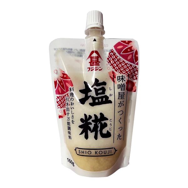 原材料:米こうじ(国内製造)、食塩/酒精産地:日本内容量:160g温度帯:常温アレルギー表示:なしメーカー名:富士甚醤油株式会社大分支店  大分県大分市大字豊饒266-1◆商品説明◆自社製造の米糀を原料に作成いたしました塩こうじです。糀のや...