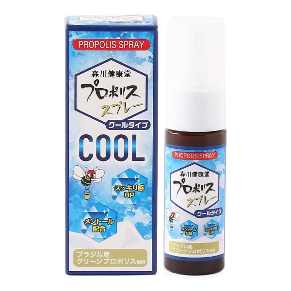 原材料:プロポリスエキス(国内製造)、エタノール、植物抽出エキス(カンゾウ、キキョウ根)／グリセリン、香料、レシチン(大豆由来)産地:日本内容量:20ml温度帯:常温アレルギー表示:大豆メーカー名:森川健康堂株式会社  熊本県上益城郡甲佐町...