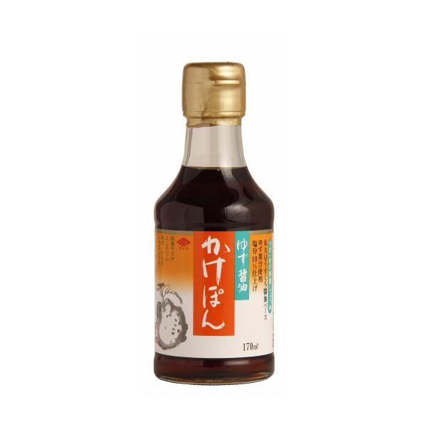 原材料:しょうゆ(大豆(遺伝子組換えでない))・小麦を含む)、醸造酢、砂糖、ゆず果汁、みりん、魚貝エキス、酵母エキス内容量:170mlアレルギー表示:小麦、大豆◆商品紹介◆:マイルドな酸味のゆず醤油です。本醸造丸大豆うすくち醤油をベースに、...