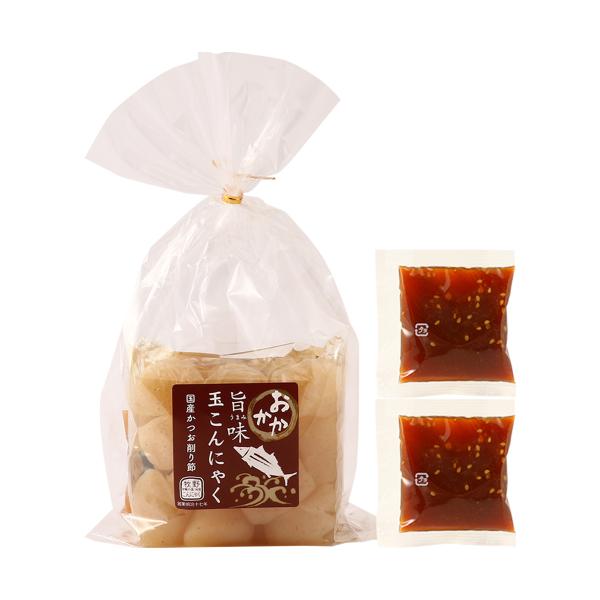 原材料:【こんにゃく】こんにゃく粉(国産)、かつお削りぶし(国内製造)/水酸化カルシウム(こんにゃく用凝固剤)【田楽みそ】米みそ、砂糖、水飴、ぶどう糖、ごま/酒精、増粘多糖類、(一部に大豆・ごまを含む)産地:日本内容量:こんにゃく130g×...