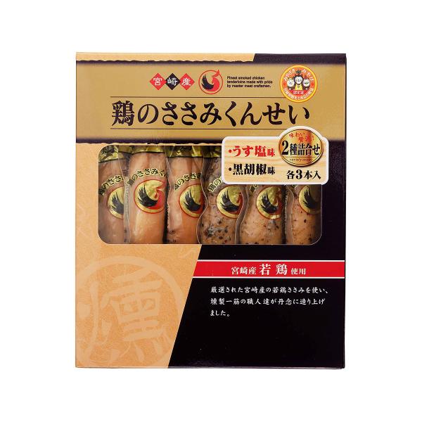 原材料:【うす塩味】鶏肉(宮崎県産)、食塩【黒胡椒味】鶏肉(宮崎県産)、食塩、香辛料サイズ:190×163×33(mm)産地:日本内容量:168g(28g×6本)温度帯:常温アレルギー表示:鶏肉メーカー名:雲海物産株式会社  宮崎県東諸県郡...