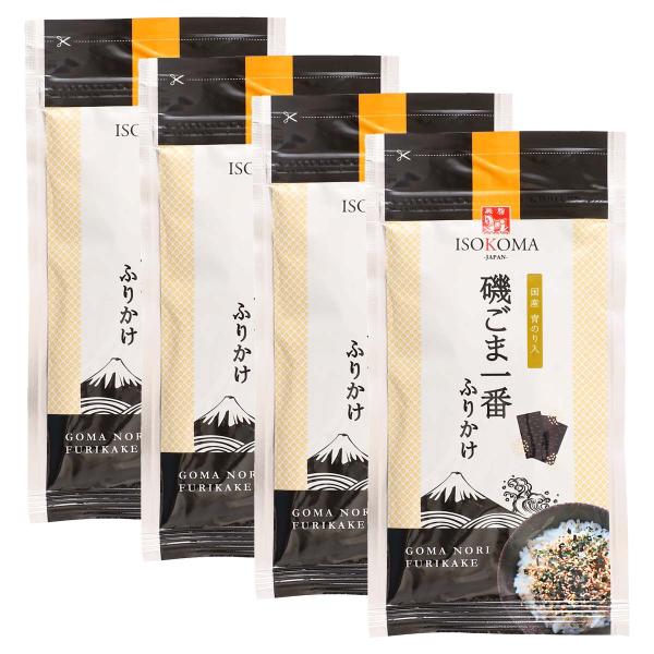 原材料:味付ごま(国内製造(ごま、ぶどう糖、食塩、醤油))、乾のり、青のり粉/調味料(アミノ酸等)、甘味料(ステビア)、卵殻カルシウム、(一部に卵・小麦・大豆・ごまを含む)産地:日本内容量:40g×4温度帯:常温アレルギー表示:卵、小麦、大...