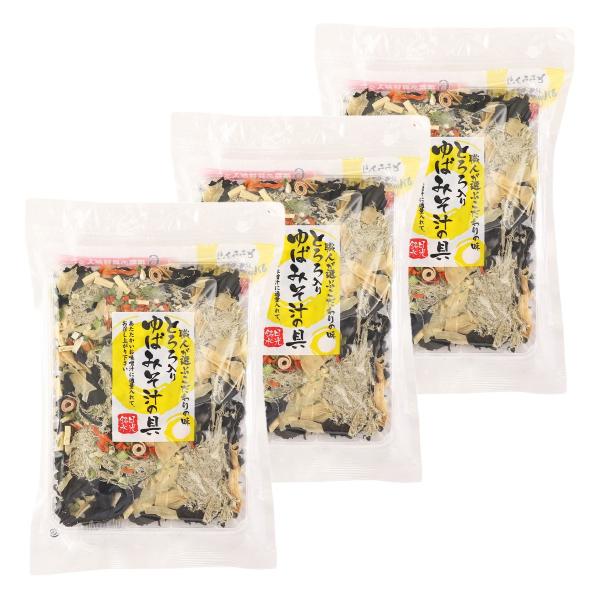 原材料:乾わかめ(わかめ(中国産))、乾燥ゆば、とろろ昆布(昆布、醸造酢、還元水飴)、巻き麩(小麦、小麦グルテン)、凍り豆腐、乾燥人参、乾燥ねぎ/調味料(アミノ酸)、甘味料(ステビア)、増粘剤(プルラン)、豆腐用凝固剤、重曹、酸化防止剤(Ｖ...
