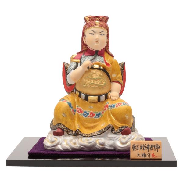 原材料:素焼き粘土彩色サイズ:320×250×450(mm)原産国:日本重量:2500(g)◆商品紹介◆ご存知「三国志」の英雄の一人「関羽雲長」。義に厚く、中国では、商売や財を成す神様とも云われています。その勇ましい関羽を、童の姿で表現した...