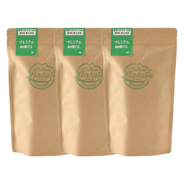 原材料:じゃがいも(国産・遺伝子組み換えでない)、こめ油、食塩、鰹節、鯖節、うるめ鰯、あご(飛魚)、昆布、椎茸、砂糖、鰹エキスパウダー、粉末醤油、昆布エキスパウダー/調味料(アミノ酸等)、乳酸カルシウム、(一部に小麦・大豆・さばを含む)産地...