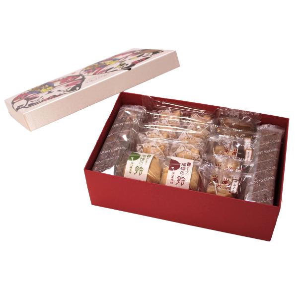 内容量:キャロット(プレーン×4、ココア×2、抹茶×2)、2個入ねこさく4袋、猫もなか(こしあん2、粒あん2)、ミニ羊羹(本練・小倉・抹茶 各1)、追い出し猫せんべい3枚、おしるこ(小豆×1、抹茶×1)温度帯:常温アレルギー表示:小麦、卵、...