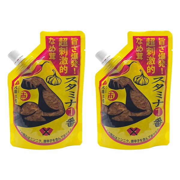 「スタミナ1番 なめ茸 スパウトパック」は、ニンニクと唐辛子の香りが食欲を刺激し、ごはんが進むパンチのある飯友です。蓋を開けて香る、食欲をそそる香り。そのまま炊き立てのご飯にのせたり、お酒のおつまみ、卵かけご飯や納豆のタレ、うどん、パスタ、...