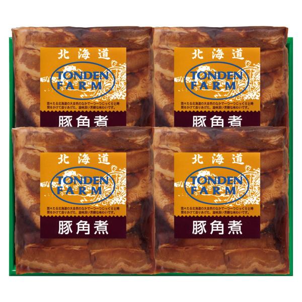 「北海道トンデンファーム TBK-40」　トンデンファーム料理品オリジナルセット。レストラン仕様のとろっとろで旨みの濃い豚角煮を詰合せた人気のセットになります。　G0001_26_01