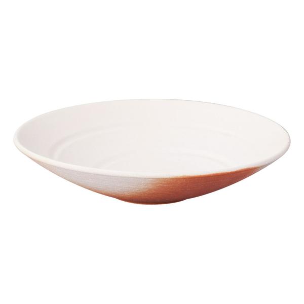 「信楽焼 Deepbreath 10インチボウル スカーレット DB-7sk」　服をコーディネートするように器を選ぶと楽しくなる。シンプルデザインに信楽焼の伝統の技が光る味わい深い一品。　G0001_26_01