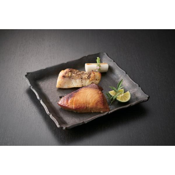 「真鯛西京漬・ぶり幽庵漬詰合せ」　鹿児島県産の真ダイとブリを使った西京漬と幽庵漬の詰合わせです。　G0002_25_07