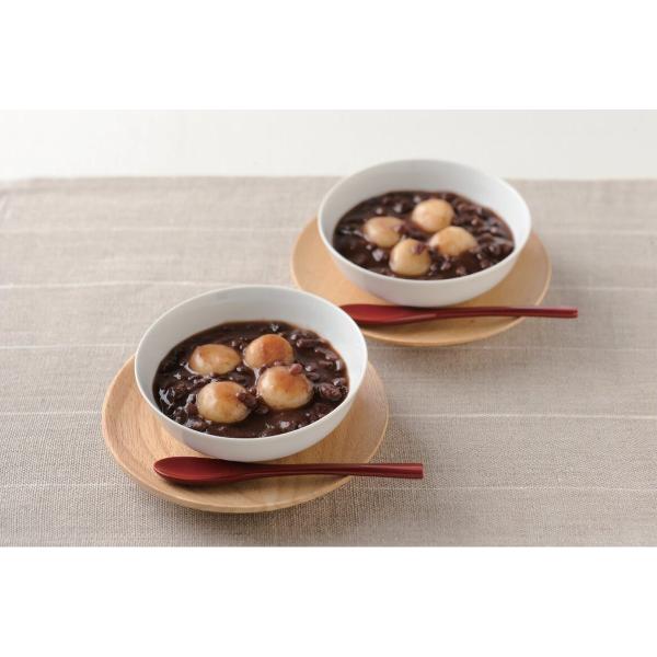 「おもてなしのお惣菜　白玉ぜんざい」　北海道産の小豆に、三温糖を加えて煮上げたこだわりの白玉ぜんざいです。　G0002_25_07