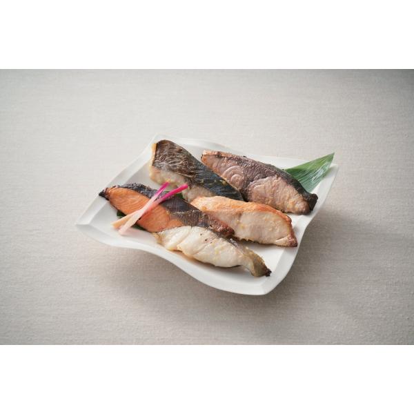 「海鮮味噌漬５種１０切セット」　脂ののった魚を永平寺御用達「米五」の味噌に漬け込みじっくり低温で熟成させた海鮮味噌漬の詰合わせです。　G0002_25_07