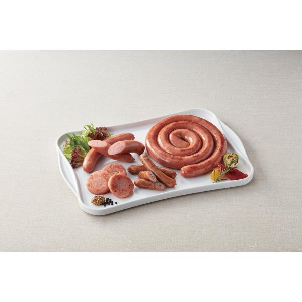 「アベル牧場　黒豚ソーセージ・ウインナー」　鹿児島県アベル牧場の黒豚を原料にウインナー・ソーセージを作りました。ウインナー、ボロニア、フランクといろいろな味が楽しめます。　G0002_25_07