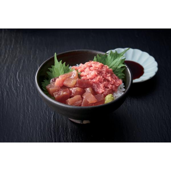 「＜築地ホクエイ＞天然まぐろ詰合せ（たたき、かちわり漬）」　天然本まぐろを使った「たたき」と目鉢まぐろを独自のタレに漬込み角切りに仕上げた「かちわり漬け」を個包装で詰合わせました。天然まぐろ本来の旨みと食感を存分にお楽しみください。　G00...