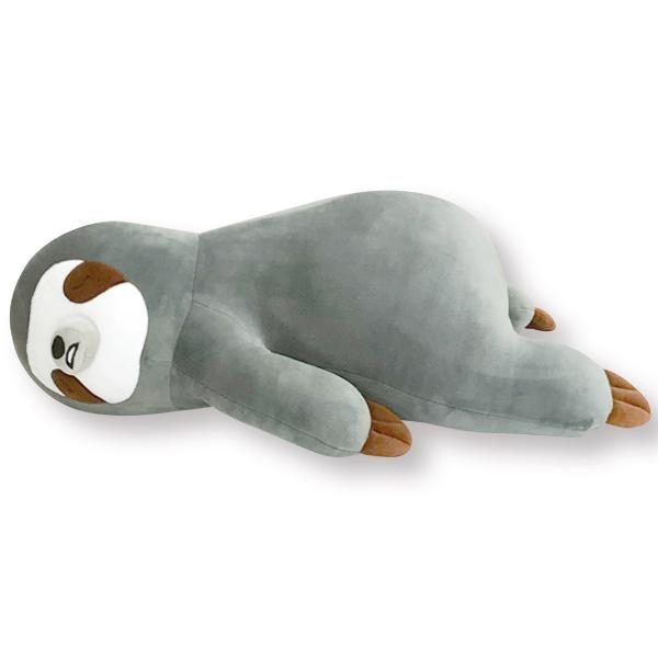 「床ごこちjrなまけもののボーちゃん 抱き枕」　床ごこちjrは床ごこちシリーズの子供サイズ。お子様でも使いやすい便利なサイズ感です。　G0003_26_01