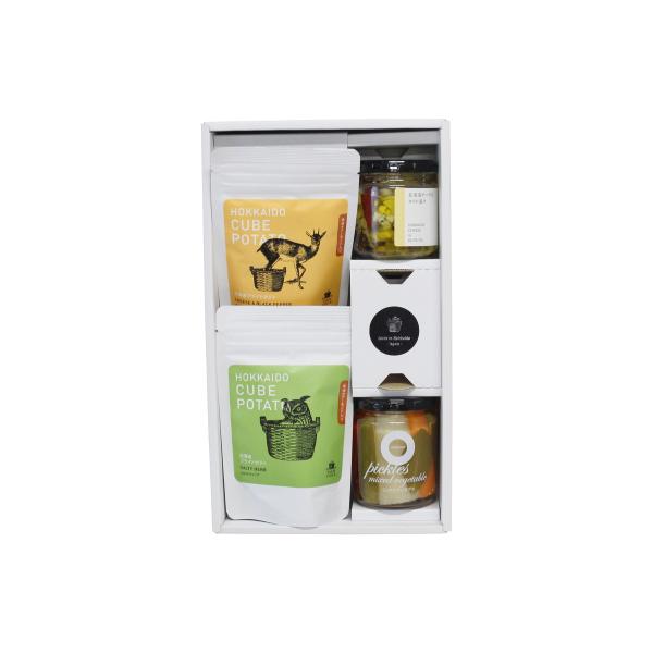 「NORTH　FARM　STOCK　おつまみセット」　北海道産素材本来の美味しさをお酒のおつまみとしてお楽しみいただけるセット。　G0005_25_10