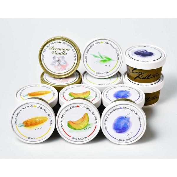 「カウベルアイス6種12個詰合せ」　北海道のこだわりの原料を使用したアイスの詰合せです。　G0005_26_01