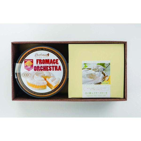 「わらく堂 厳選チーズケーキセット」　クリームチーズなど北海道産乳製品をふんだんに使った贅沢なチーズケーキセットです。　G0005_26_01