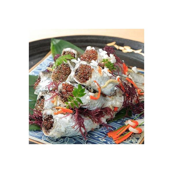 【秋田ふるさとの味ブリコの入ったまま頭・腹をとり、一匹丸ごと漬け込みました】(秋田名物八森はたはたの飯ずし)すべて子持(ぶりこ)はたはたを一尾の姿のままじっくり丁寧に漬け込みました。ぶりこの食感がたまりません。。