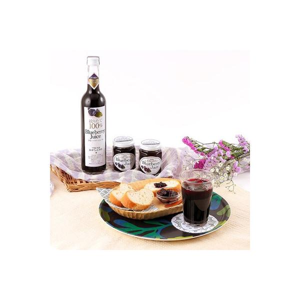 【ブルーベリージャムとジュースで健康朝食】青森県東通村産の無農薬のブルーベリーを使用した、ジャムとジュースのセットです。ブルーベリーは小粒ながらも栄養は豊富なフルーツ。その栄養価の高さから近年注目されているフルーツです。年間約１０℃の平均気...
