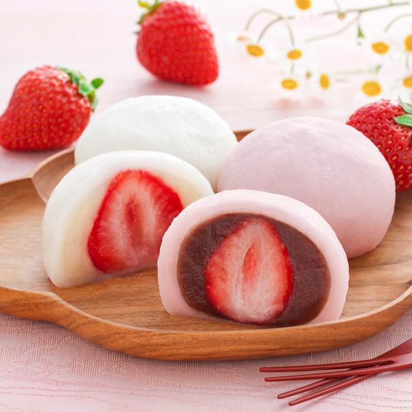 「京都 養老軒 博多あまおう まるごと苺大福」は、福岡の苺農家さんが愛情たっぷりに育てたMサイズの博多あまおうを、まるごと1玉使用した紅白2種類の苺大福の詰め合わせです。一口頬張ると、あまおうの酸味と、あんこの上品な甘みがお口の中に広がりま...