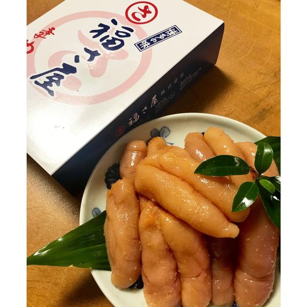 全国でも有名な本場博多明太・福さ屋の明太子。製造工程でどうしても出てくる切れ子を集めたお買得な一品。見た目は一本物に近い内容で少し切れたりした為にこの価格が実現しました！お味もピリッと後から追っかけてくる絶妙な辛さと奥深い味わい。ぜひこの機...