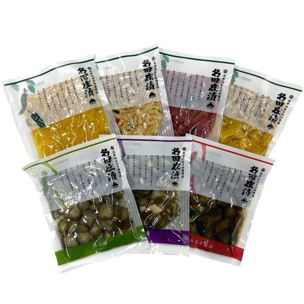 「名田庄漬」は福井県の山里、四季折々の恵まれた風土に育った新鮮な野菜を名田庄ならではの味つけで作った漬物です。永平寺御用達の名田庄漬けを食べ比べてお楽しみいただけます。【ふる里】胡瓜・茄子・生姜を原料として、胡麻の風味と醤油の甘味に加え唐辛...