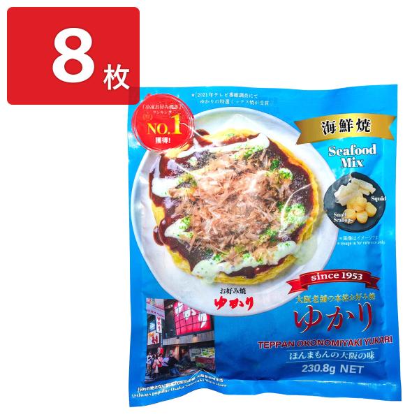 昭和25年に創業した大阪のお好み焼きの名店がお届けする「お好み焼 ゆかり 海鮮焼 冷凍」です。電子レンジやフライパンなどで温めるだけの簡単調理で手軽に楽しめます。ソース、カツオ節、あおさなどの個包装も付属します。新鮮でシャキシャキの国産キャ...