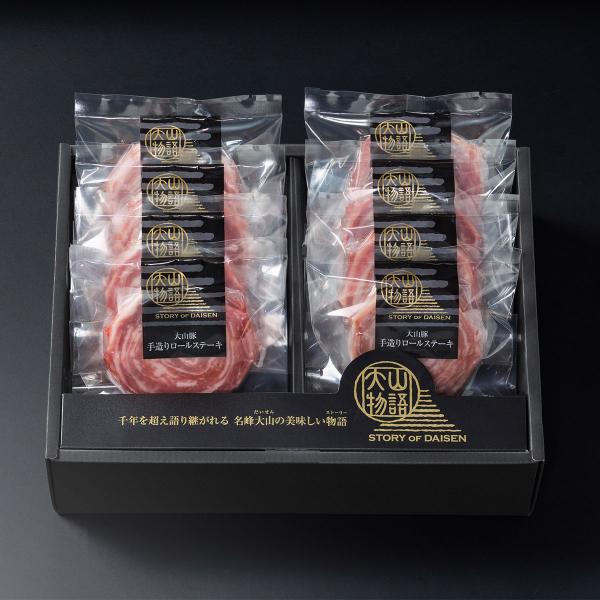 鳥取県産の大山豚を使用した「氷温熟成 大山豚手造りロールステーキ」です。大山豚は肉質がきめ細かく柔らかで豚本来の旨味にも富んでいます。氷温熟成でさらにうま味が増し、しっとりやわらかく仕上げました。日本ギフト大賞2019鳥取賞を受賞しました。...