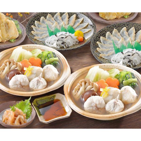 関とら本店 藤フーズの「真ふくたたき刺身と真ふく個食鍋」セットです。職人による真ふくのたたき刺身とお一人様用寄せ鍋、皮、唐揚げ、塩辛、薬味をお届けします。真ふく寄せ鍋は電子レンジで簡単調理でき、野菜・出汁などがすべて入っています。風味と旨味...