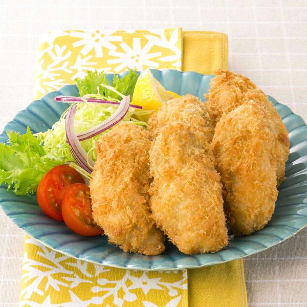 美味しさを最大限引き出すために、生産者がこだわって育てたブランド牡蠣だけを使用した「鍛え牡蠣 かきフライ」です。格別の旨みをたっぷり溜め込んだ産卵前の時期の牡蠣を厳選しました。牡蠣が苦手な方にも食べやすい味わいで皆さまにお楽しみいただけます...