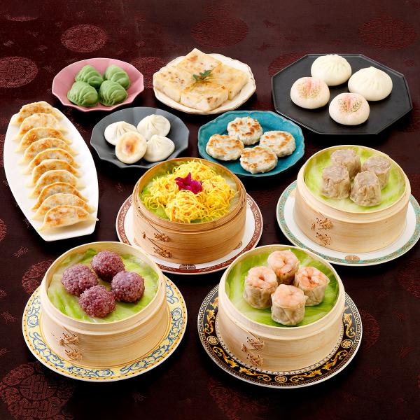 「満足点心セット」は、横浜中華街に本店を構える上海料理店「状元樓（じょうげんろう）」で人気の点心をバラエティー豊かに詰め合わせた、本格点心を満足に楽しめるギフトセットです。状元樓自慢の上海焼き小籠包をはじめ、見た目が華やかな色とりどりのシュ...