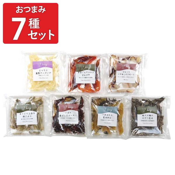 「北陸 小さなおつまみ専門店 bary 海鮮 おつまみセット」はホクチンのおつまみブランド”bary（バリー）シリーズ”の珍味7種の詰め合わせです。サワー、焼酎、ビール、ハイボール、ウイスキー、日本酒、ワインなどのお供にどうぞ。＜まるごとサ...