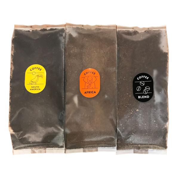 「BUNDY BEANS 定番 コーヒー 粉」は、品質管理や生産過程が明確にされている国際基準品質の「スペシャルティコーヒー」のみを使用したレギュラーコーヒー（豆挽き済）3種の詰め合わせです。ジャパンコーヒーロースティングチャンピオンシップ...