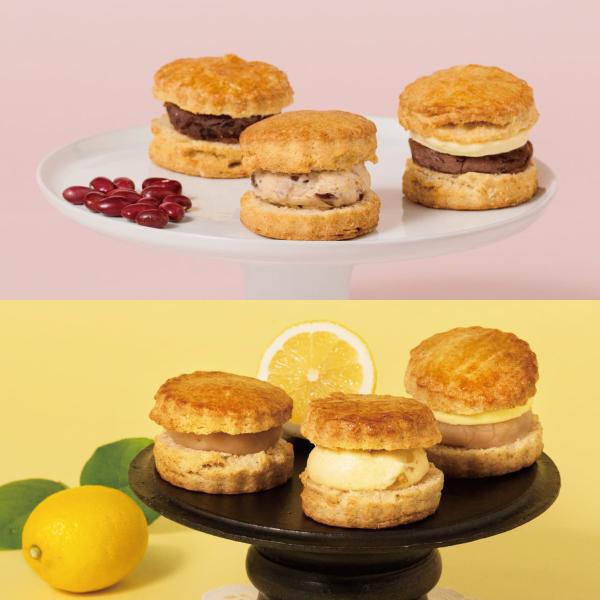 和歌山県のスナックQuattro（クワトロ）から誕生したスナック専門店”an and an（アン アンド アン）”がお届けする「あんバター スコーンサンド ギフトBOX」です。全粒粉と天然塩を使用したスコーンにあんを挟みました。an and...