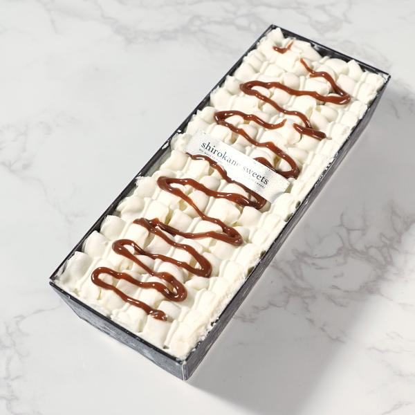 shirokane sweets TOKYO／白金スイーツ（シロカネスイーツ）の「白金プレミアム手作りアイスクリームケーキ チーズケーキ」です。美味しい季節のフルーツと、原材料のこだわりがコンセプトのスイーツ専門店「shirokane sw...