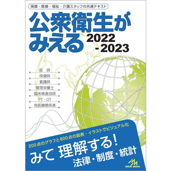 【商品概要】【商品説明】【商品詳細】ブランド：メディックメディア商品種別：本商品名：公衆衛生がみえる 2022-2023製造元：メディックメディア【当店からの連絡】