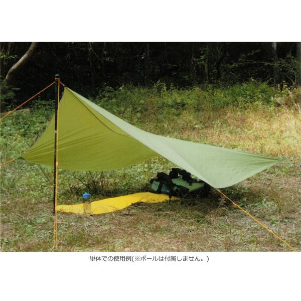 【商品概要】トレックライズや、エアライズの前室用として【商品説明】ビバークタープよりも一回り小型の「トレックタープBeyond」は、トレックライズや、エアライズの前室用として開発されましたが、ストック1本でも設営できますので、『野宿愛好家』...