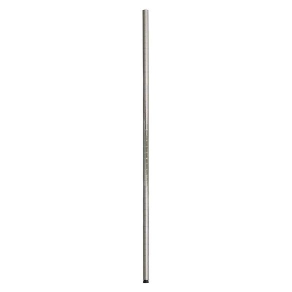 【商品概要】サイズ:(約)高さ120.5cm本体重量:素材:スチール(クロームメッキ)原産国:中国ポール径・タイプ:25mm/ポール(1本入り)製品概要・仕様:25mmごとに刻まれたライン(溝)の位置に、シェルフ(棚)やパーツを取付けできま...