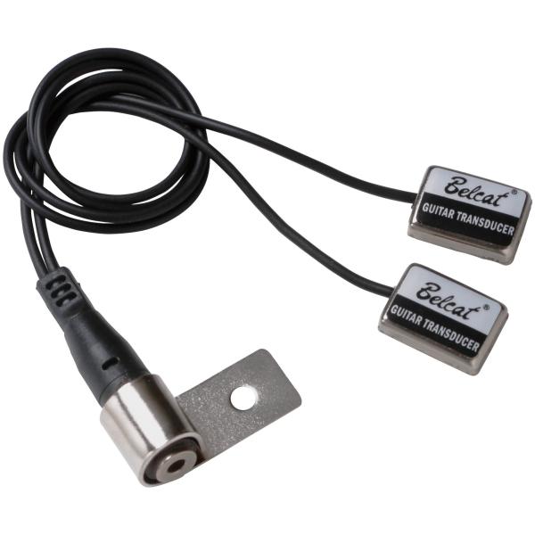 【商品概要】アコースティック楽器に取り付け、アンプから出力可能にする、簡易ピエゾ・ピックアップ(ダブル)ケーブル長:ピックアップ~ジャック入力部まで約30cm/ミニフォン~フォンジャックまで約245cm振動で音を拾うタイプのパーツなので、ア...