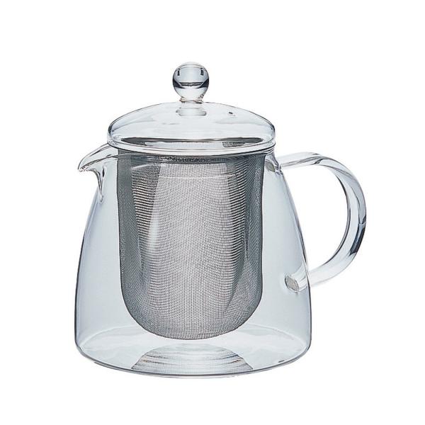 【商品概要】大きく長い茶こしにこだわった素材・材料:耐熱ガラス、ステンレス電子レンジ対応で便利原産国:中国サイズ:14.6×12.7×14.6cm紅茶にフルーツを入れアレンジティーも愉しめます。【商品説明】【商品詳細】ブランド：HARIO商...