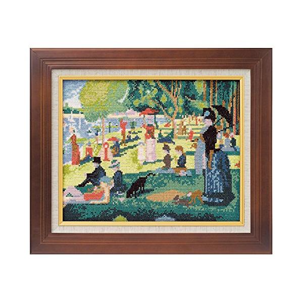 【商品概要】セット内容：25番刺繍糸、刺繍布（オリムパスNo.3000布ジャバクロス中目）、クロス針、説明書用意するもの：はさみ、糸、テープ、アイロン、額Ｗ-36使用マット付(別売)※額W-17も使えます出来上がりサイズ：額外径約縦42cm...