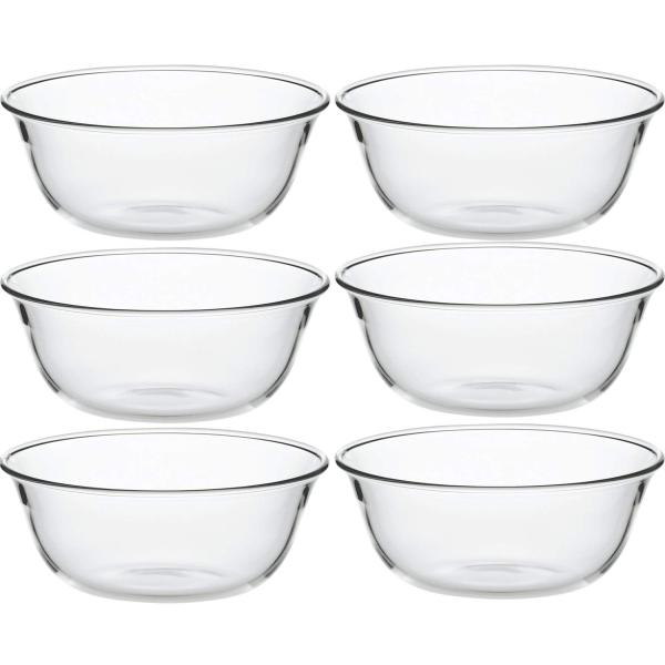 【商品概要】サイズ:口径11.5×高さ5cm×6個重量:100g×6個容量:300ml×6個素材・材質:耐熱ガラス生産国:タイ機能:電子レンジ・オーブン対応可注意:直火不可【商品説明】在庫限り/通常1〜2日以内に出荷予定<br>...