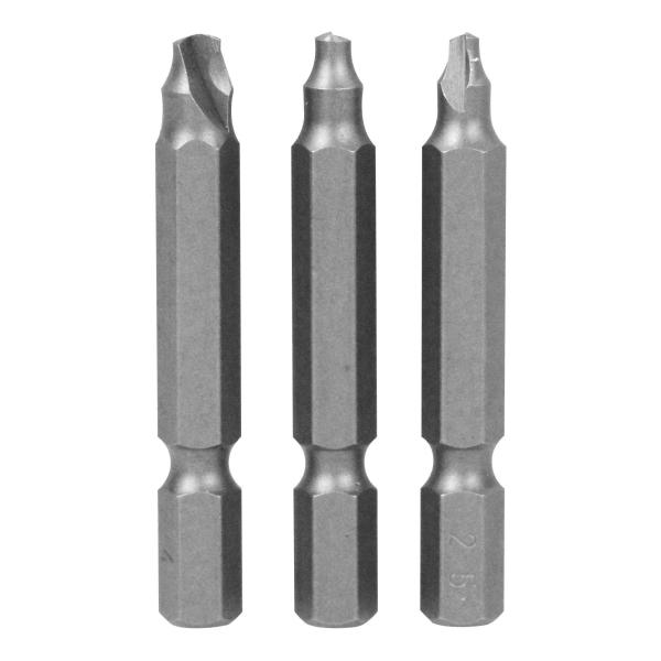 【商品概要】用途:頭がつぶれたネジ抜き作業(木ネジ専用)。ビット刻印(2.5):使用できる木ネジのサイズ:径3.1~3.5mm・全長20mmまでビット刻印(3):使用できる木ネジのサイズ:径3.8~4.1mm・全長32mmまでビット刻印(4...